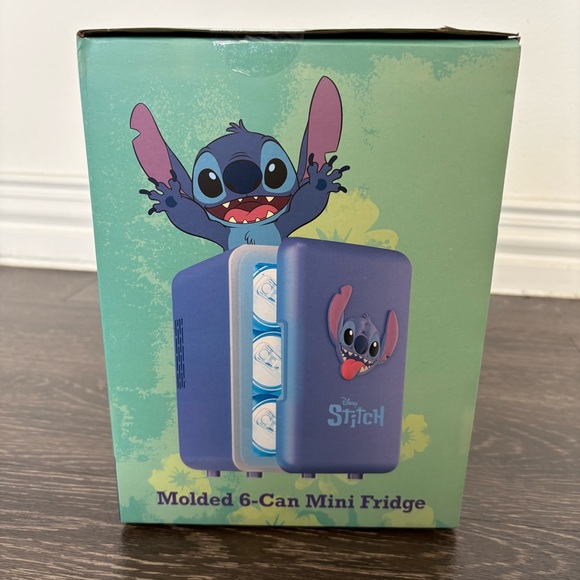 Disney | Kitchen | Disney Stitch Molded 6can Mini Fridge | Poshmark